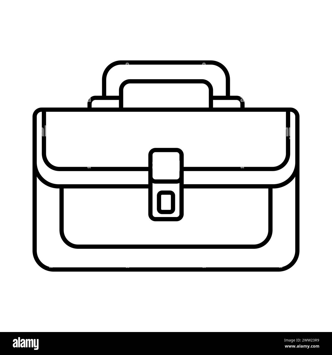 Briefcase icon Black and White Stock Photos & Images - Alamy