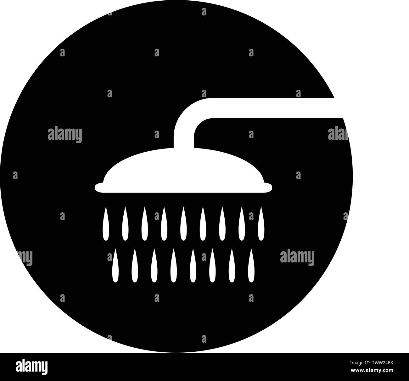 Rain shower head Black and White Stock Photos & Images - Alamy