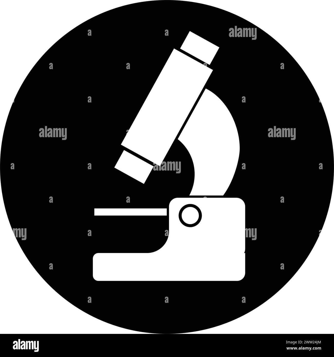 Microscope symbol hi-res stock photography and images - Alamy