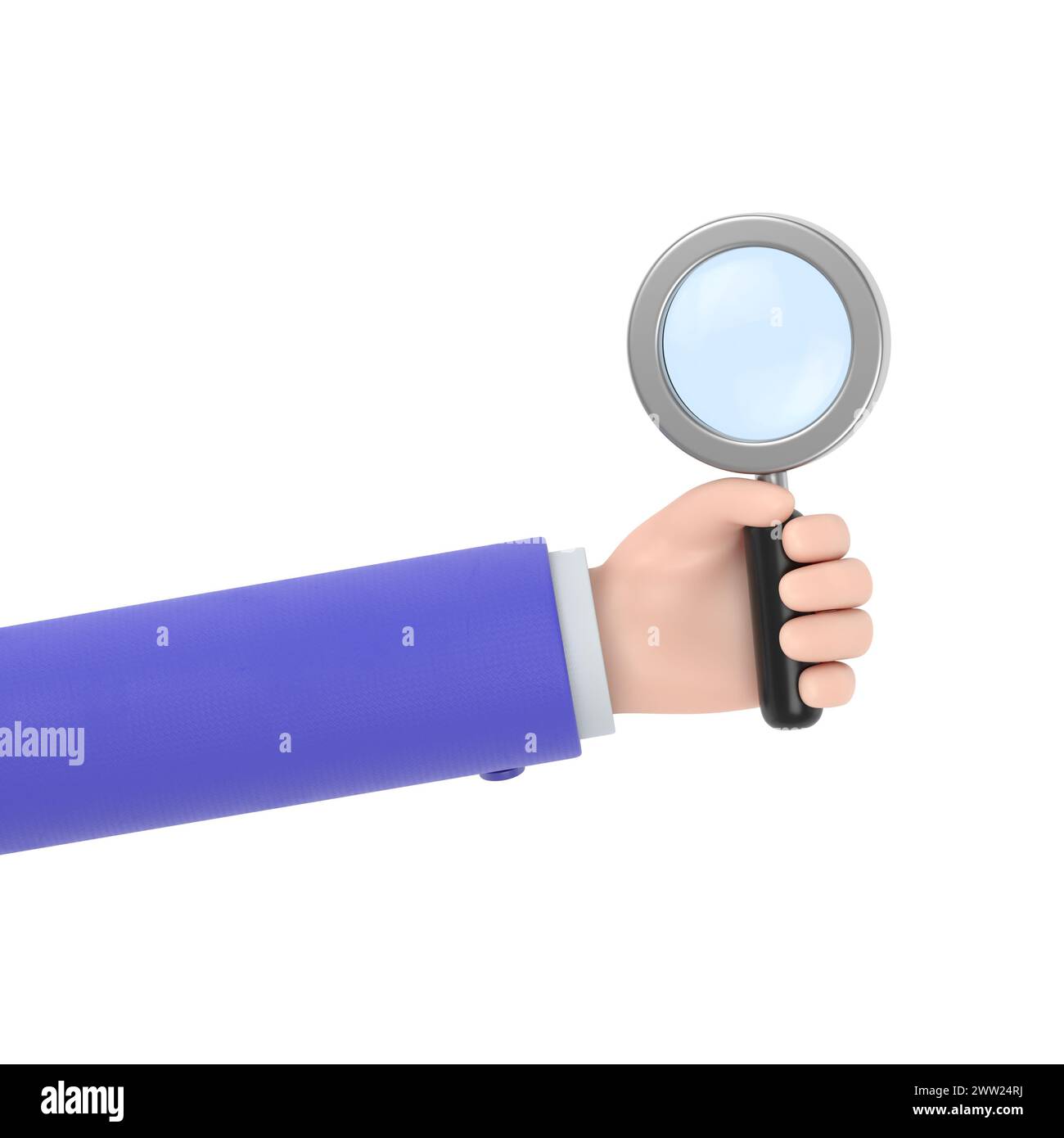 Scientist magnifying glass cartoon hi-res stock photography and images ...