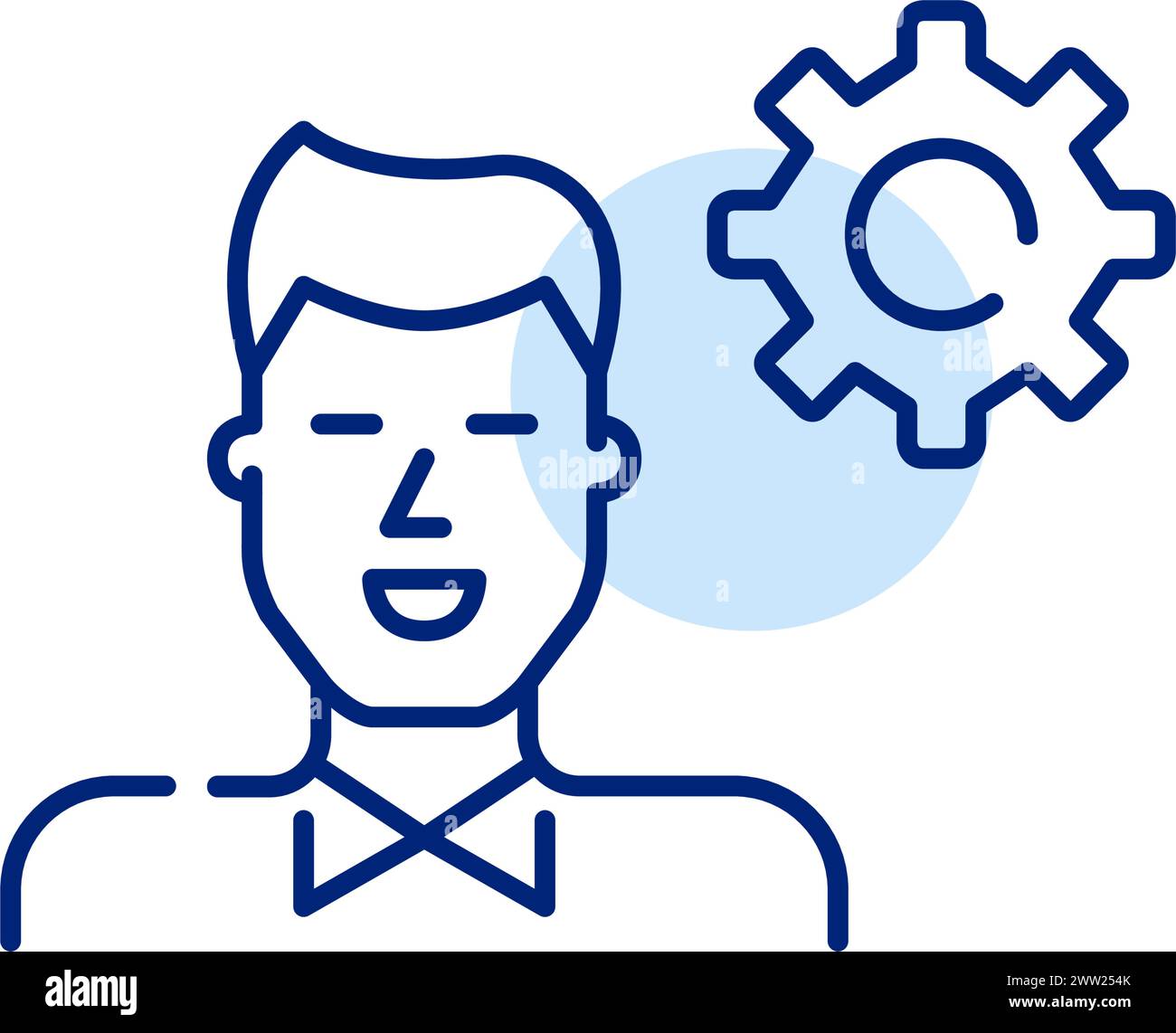 Person in professional attire Stock Vector Images - Alamy