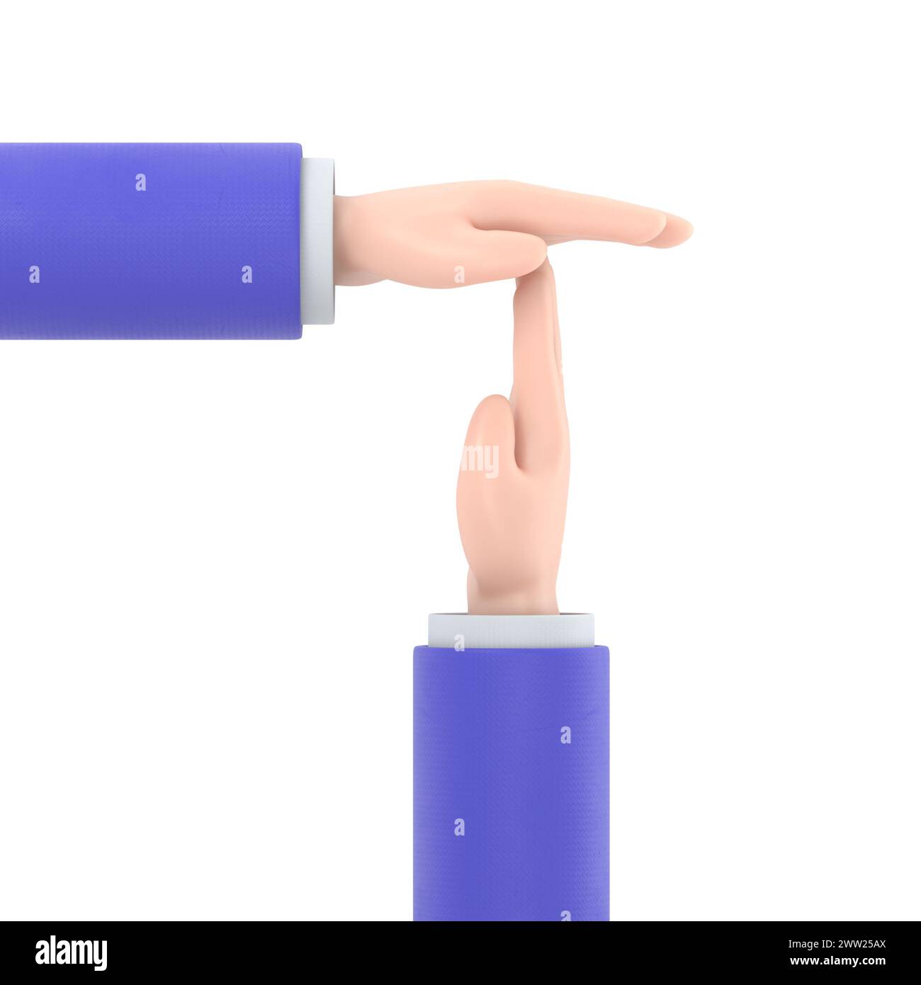 Businessman hands signaled a break from work. Gesture hands time-out ...