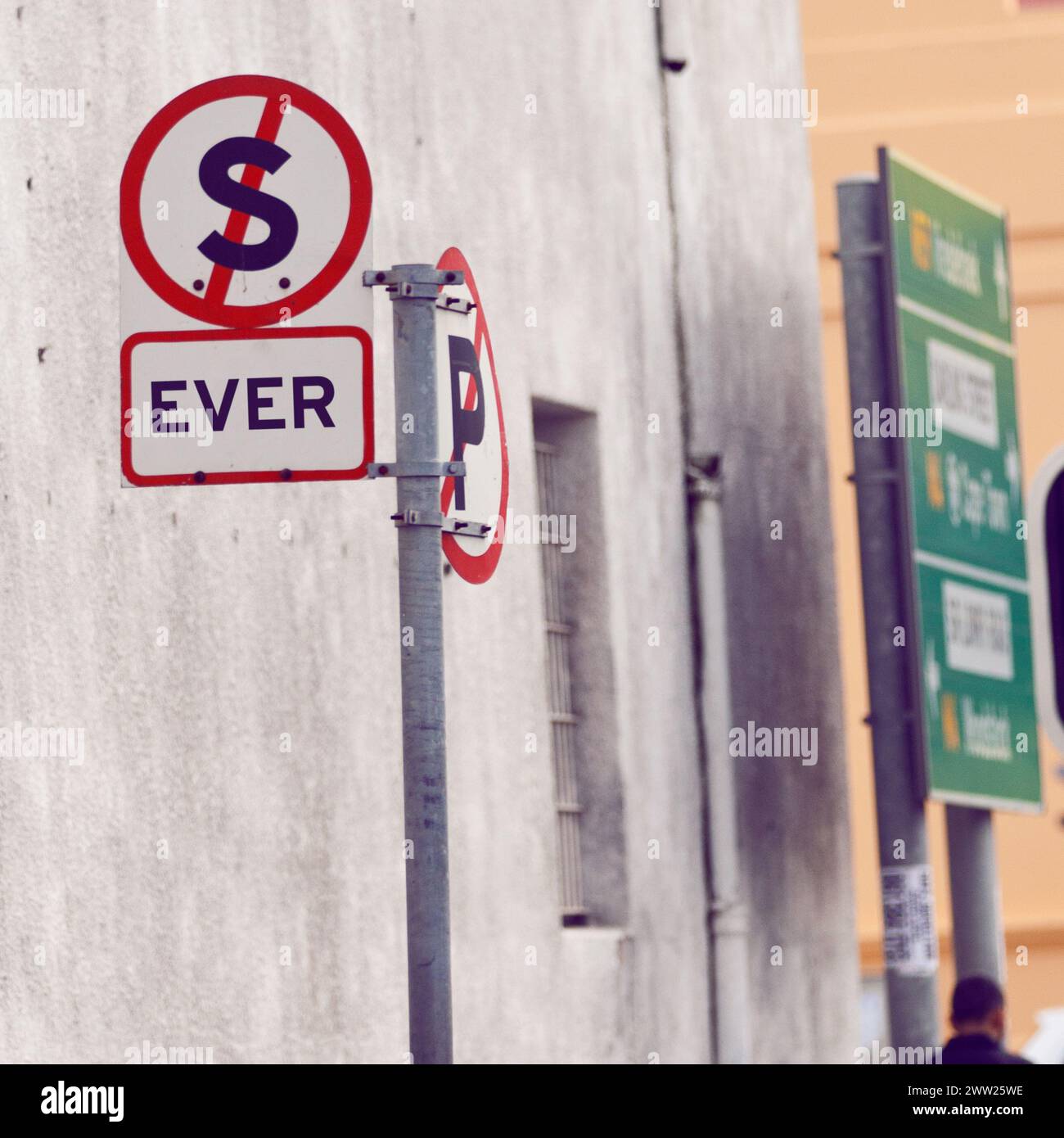 Signage for road and city with information, outdoor and board with ...