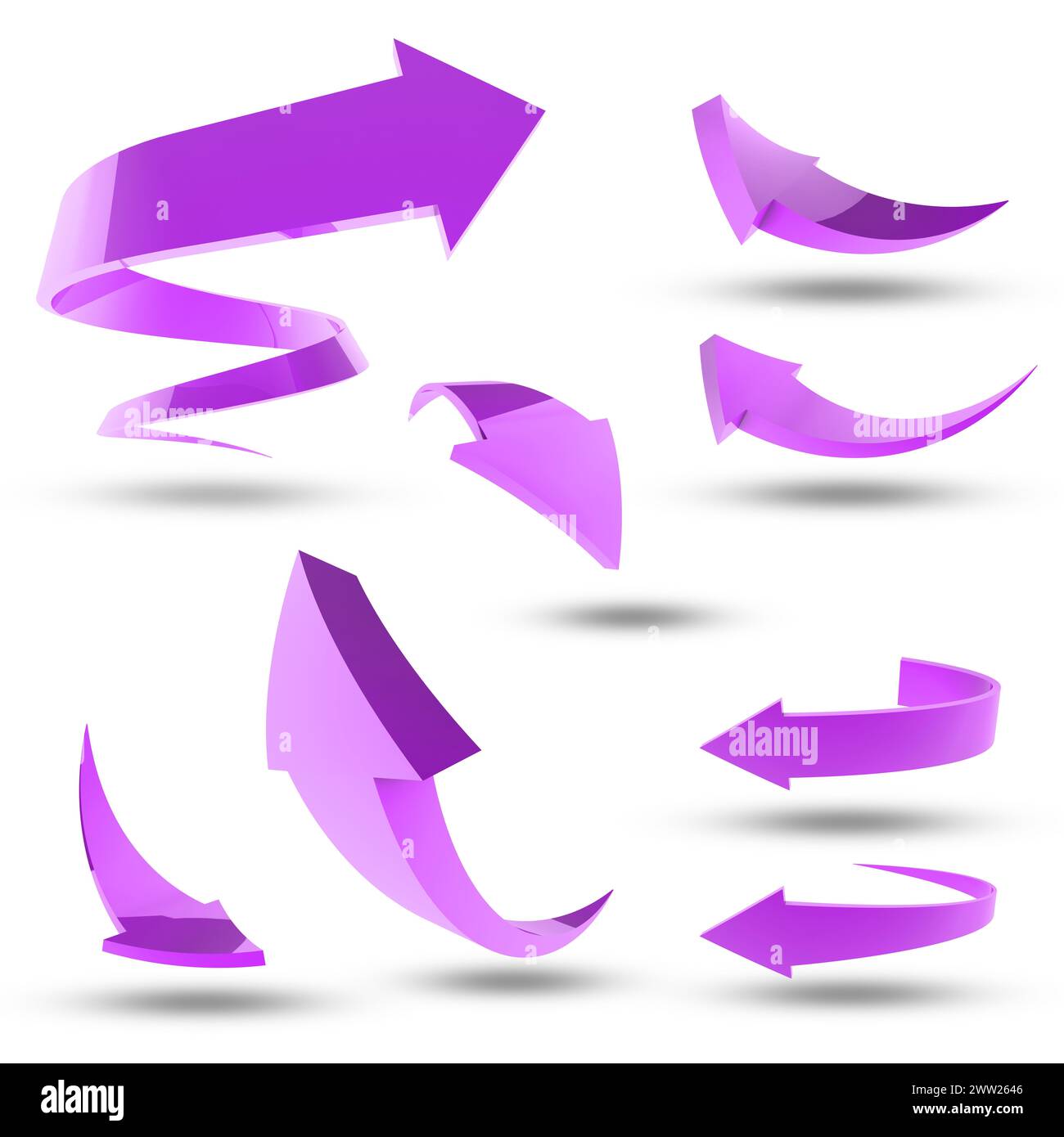 Graphic, arrows and drawing with direction, creativity and poster ...