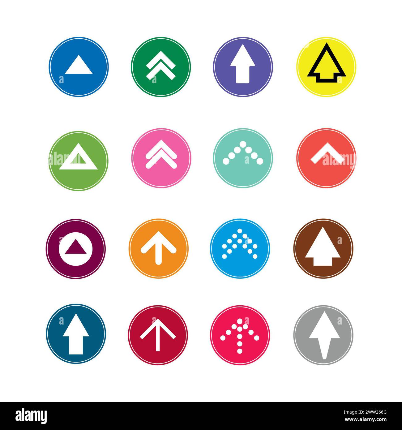 Arrow, collection and colour icon from computer, digital and symbols ...