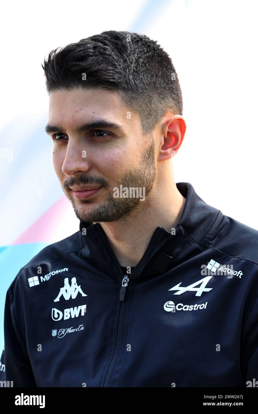 Melbourne, Australia. 21st Mar, 2024. Esteban Ocon (FRA) Alpine F1 Team ...