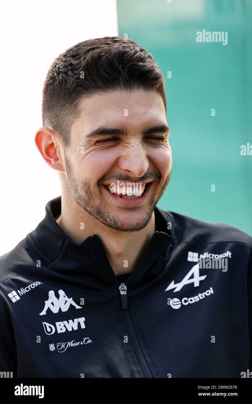 Melbourne, Australia. 21st Mar, 2024. Esteban Ocon (FRA) Alpine F1 Team ...