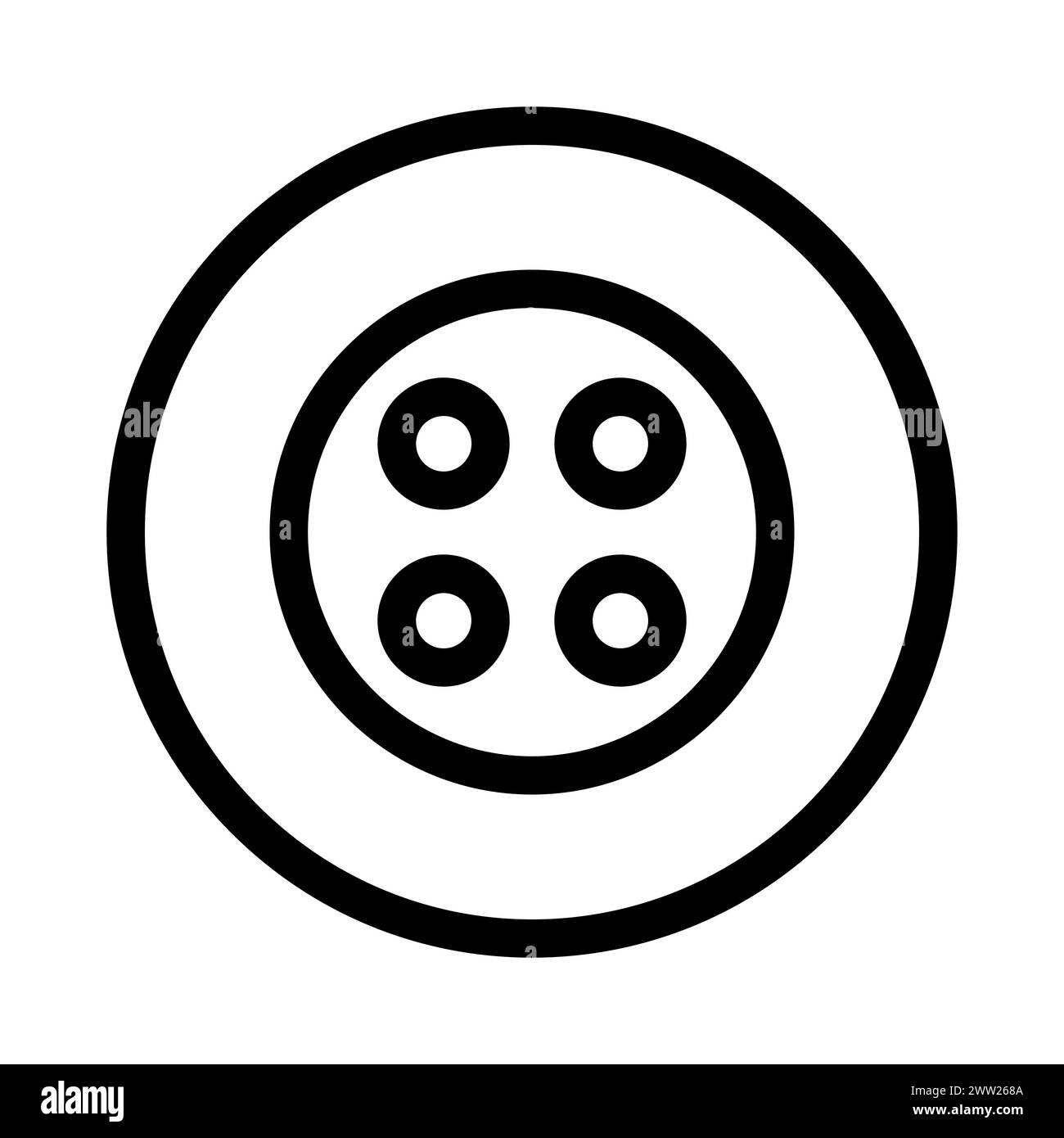 vector clothes button icon on white background Stock Vector Image & Art ...