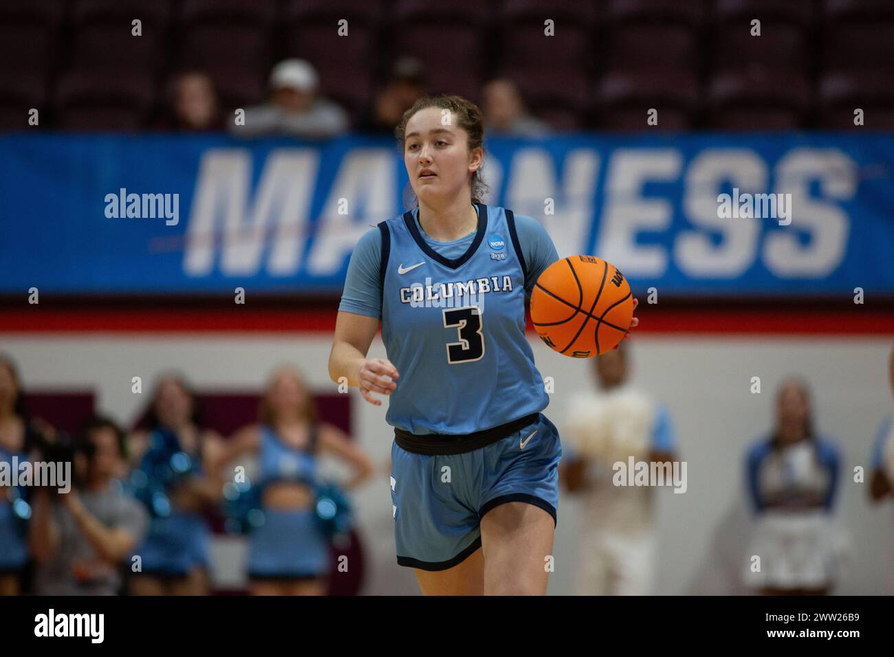 Blacksburg, VA, USA. 20th Mar, 2024. Columbia Lions guard Cecelia ...