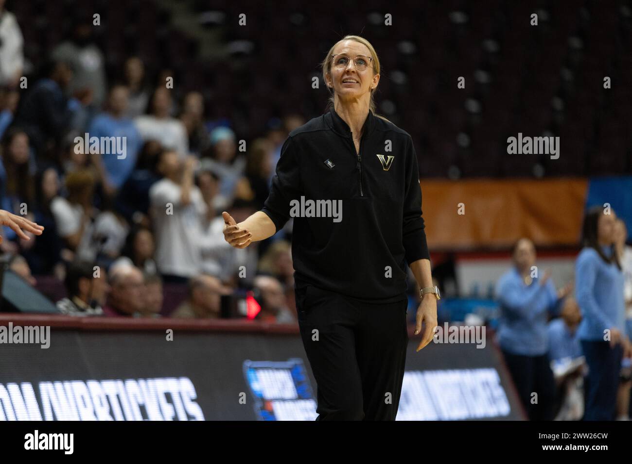 Blacksburg, VA, USA. 20th Mar, 2024. Vanderbilt Commodores head coach ...