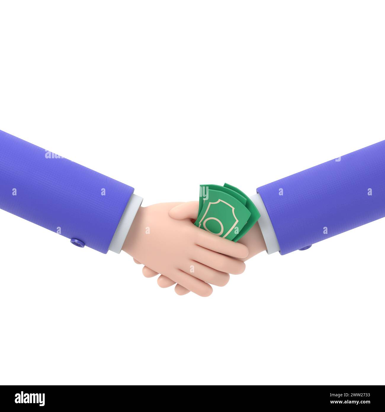 Money handshake. Corruption concept. Successful deal. Money in the palm ...