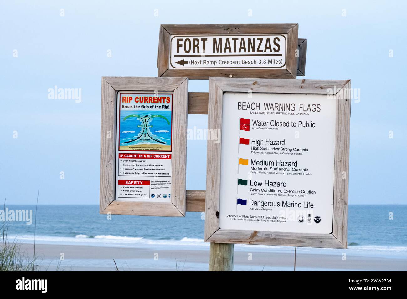 Fort matanzas beach drive access hi-res stock photography and images ...