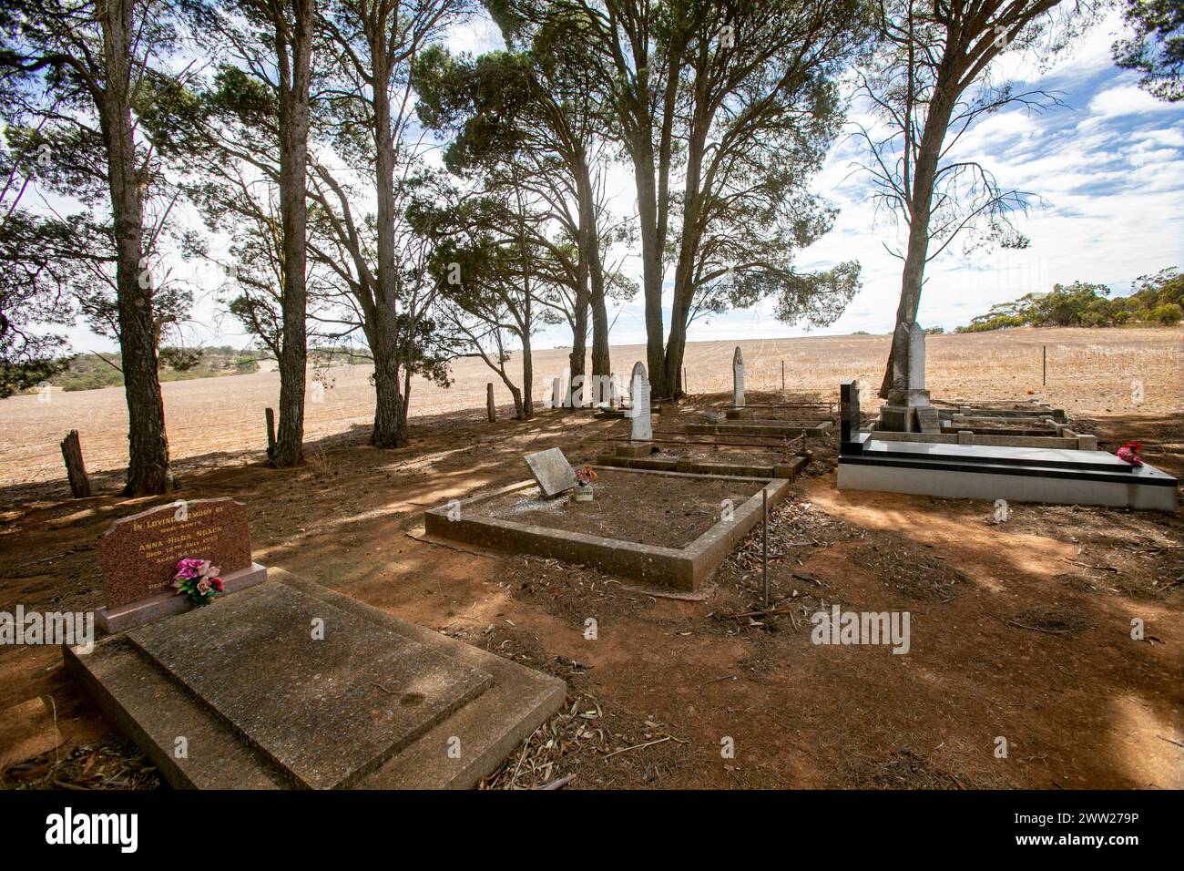 Saint Pauls Lutheran cemetery in remote area of St Kitts, adjoining ...