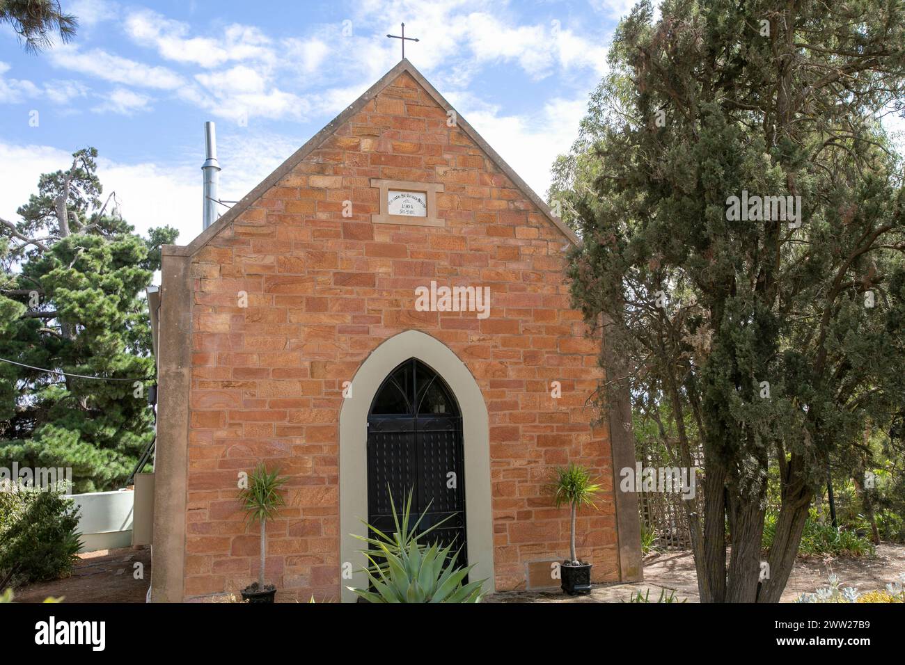 St Paul's Lutheran Church, a former church in the remote South Australian village of St Kitts ...