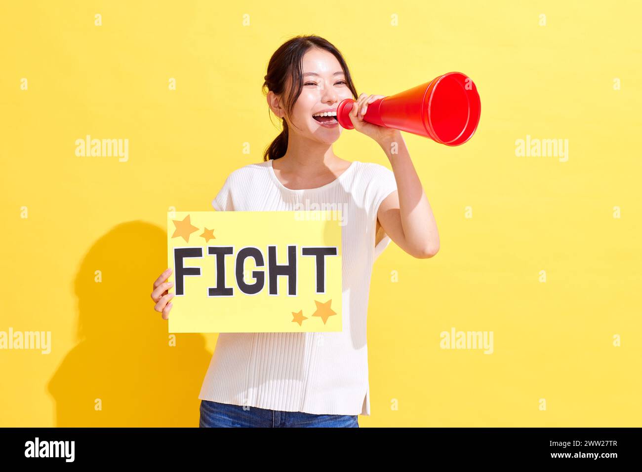 Fight sign hi-res stock photography and images - Alamy