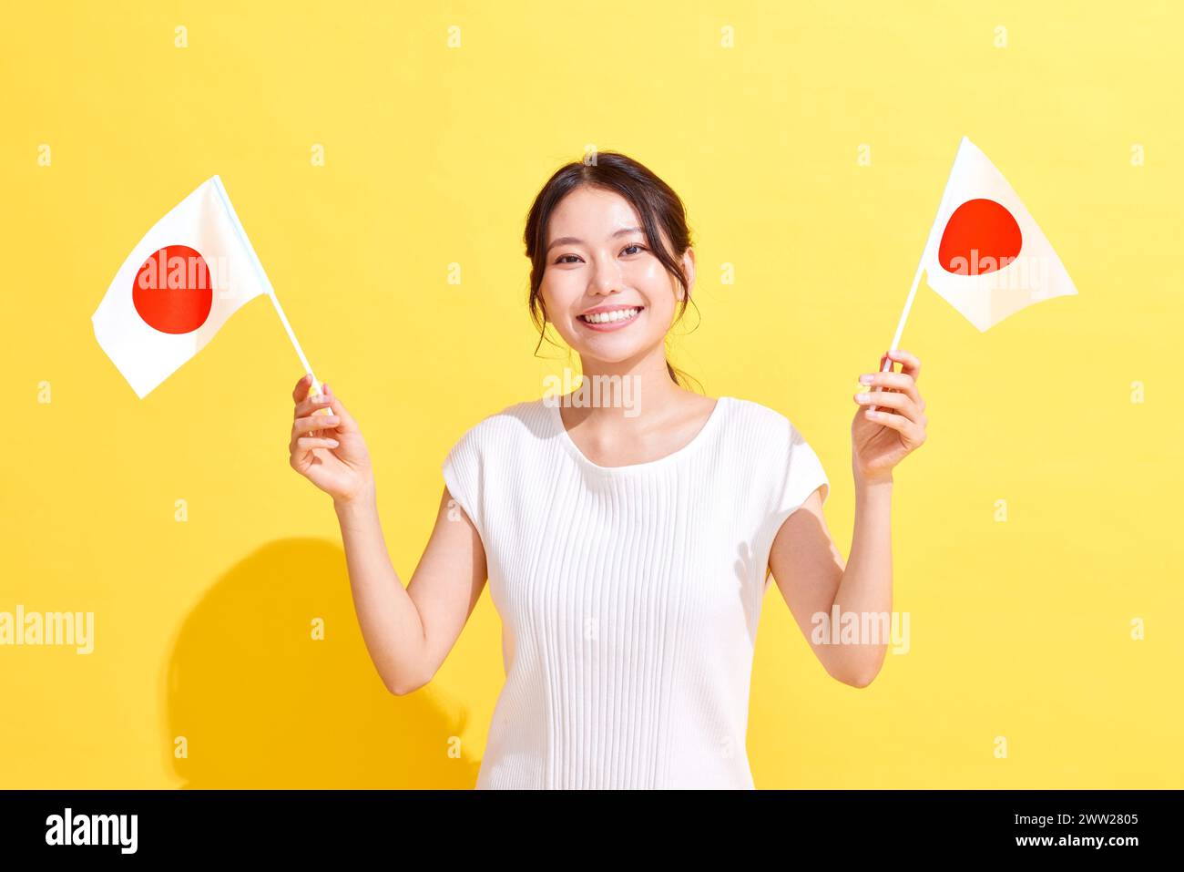 People holding flags national hi-res stock photography and images - Alamy