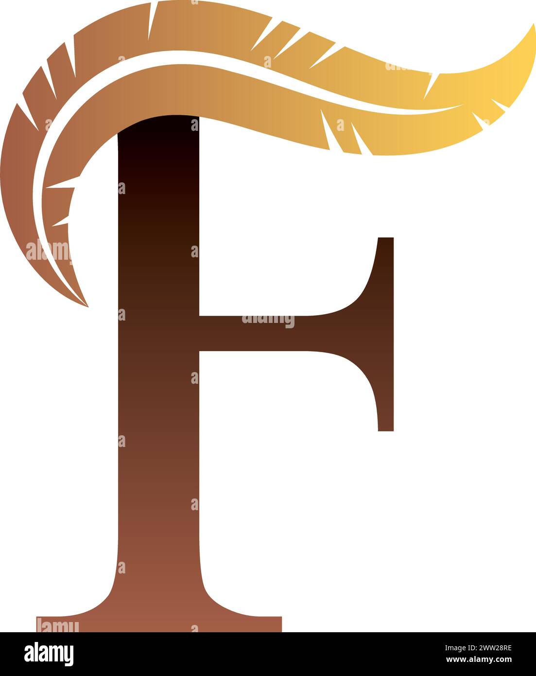 Letter f leaf hi-res stock photography and images - Alamy