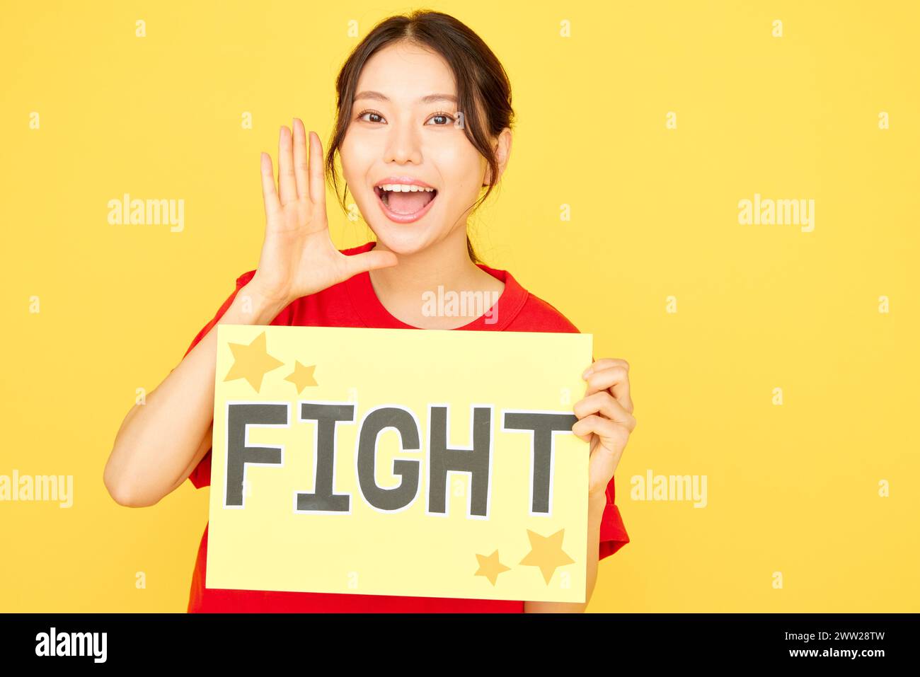 Person holding sign message word hi-res stock photography and images ...