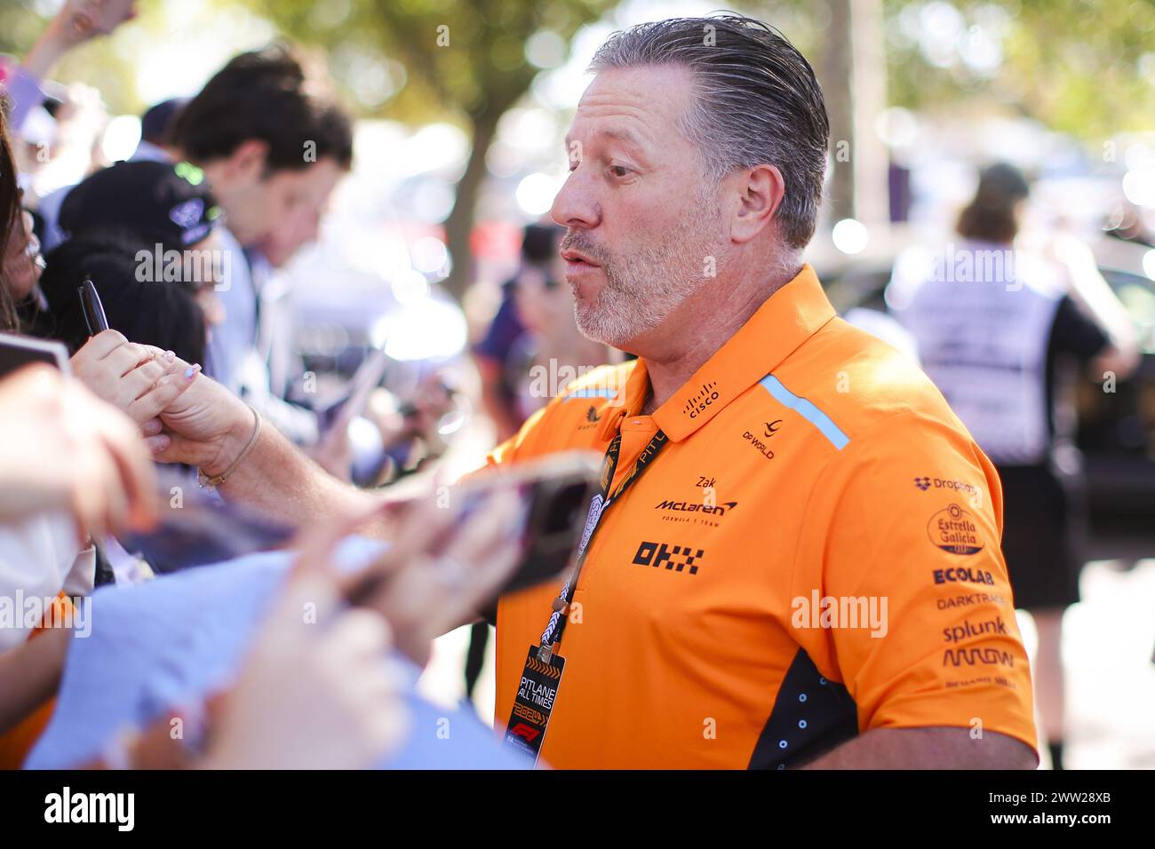 BROWN Zak (usa), CEO of of McLaren Racing, portrait during the Formula ...