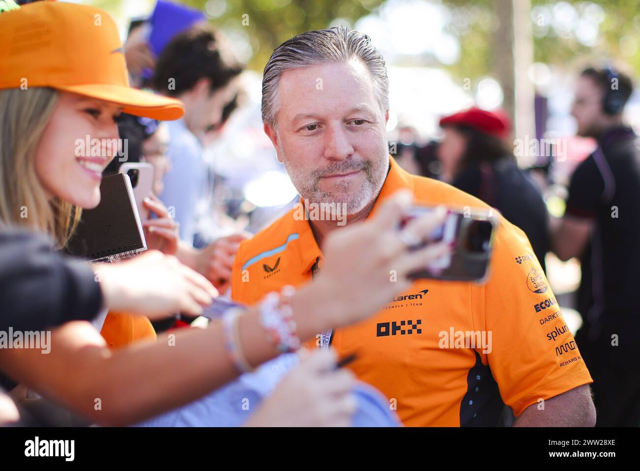 BROWN Zak (usa), CEO of of McLaren Racing, portrait during the Formula ...