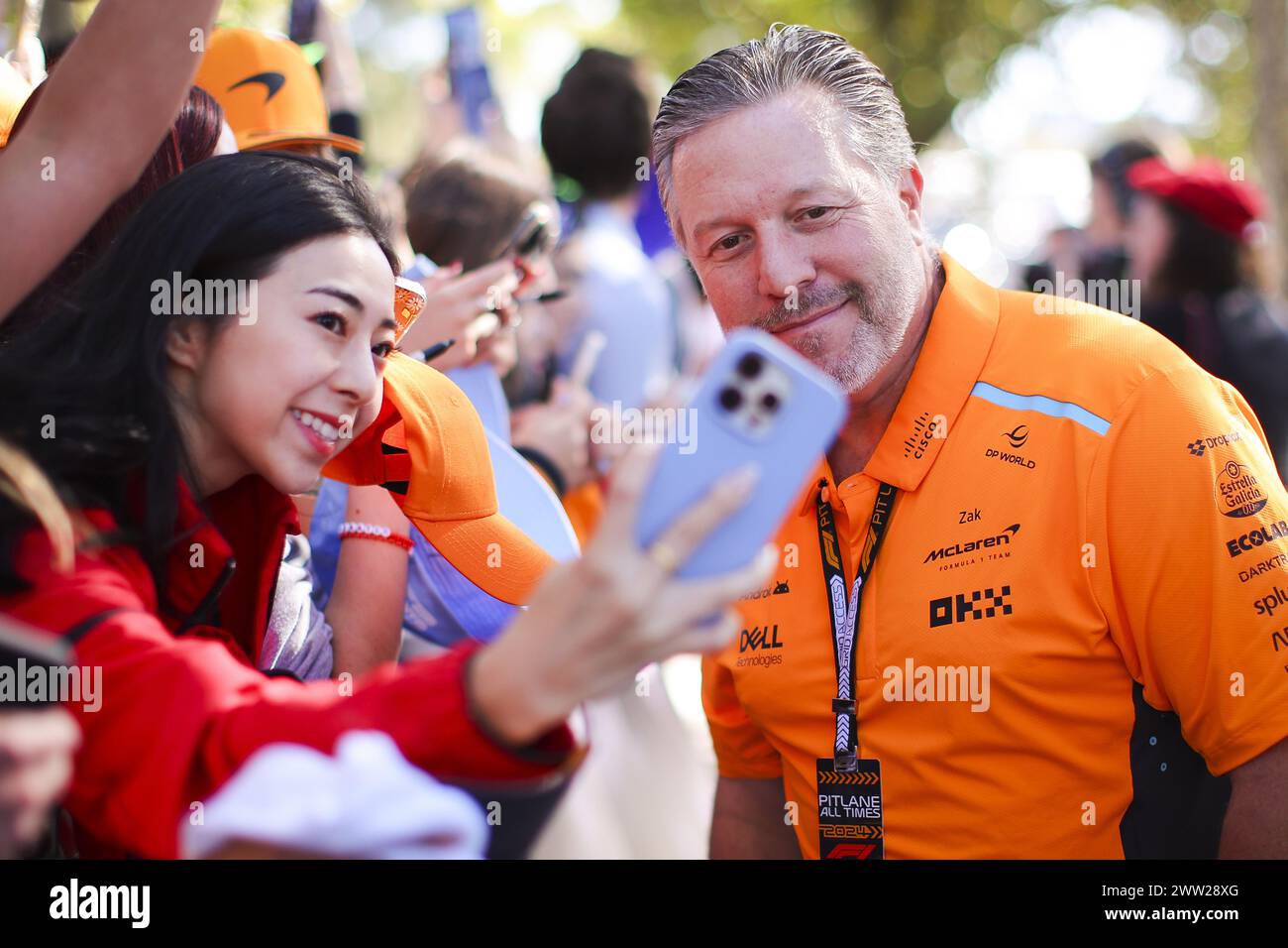 BROWN Zak (usa), CEO of of McLaren Racing, portrait during the Formula ...