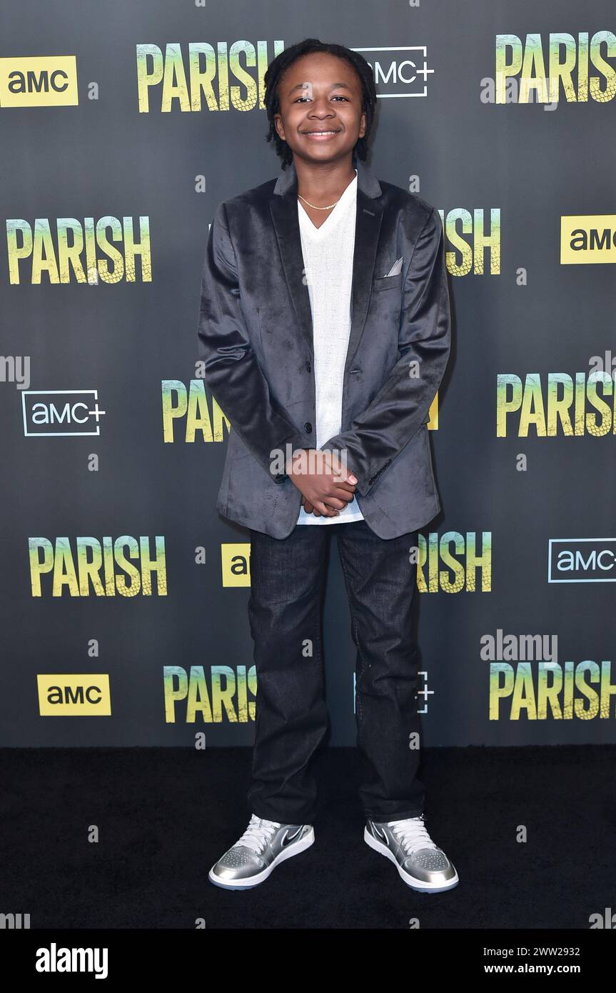 Dax Rey arrives at the premiere of "Parish" on Wednesday, March 20 ...