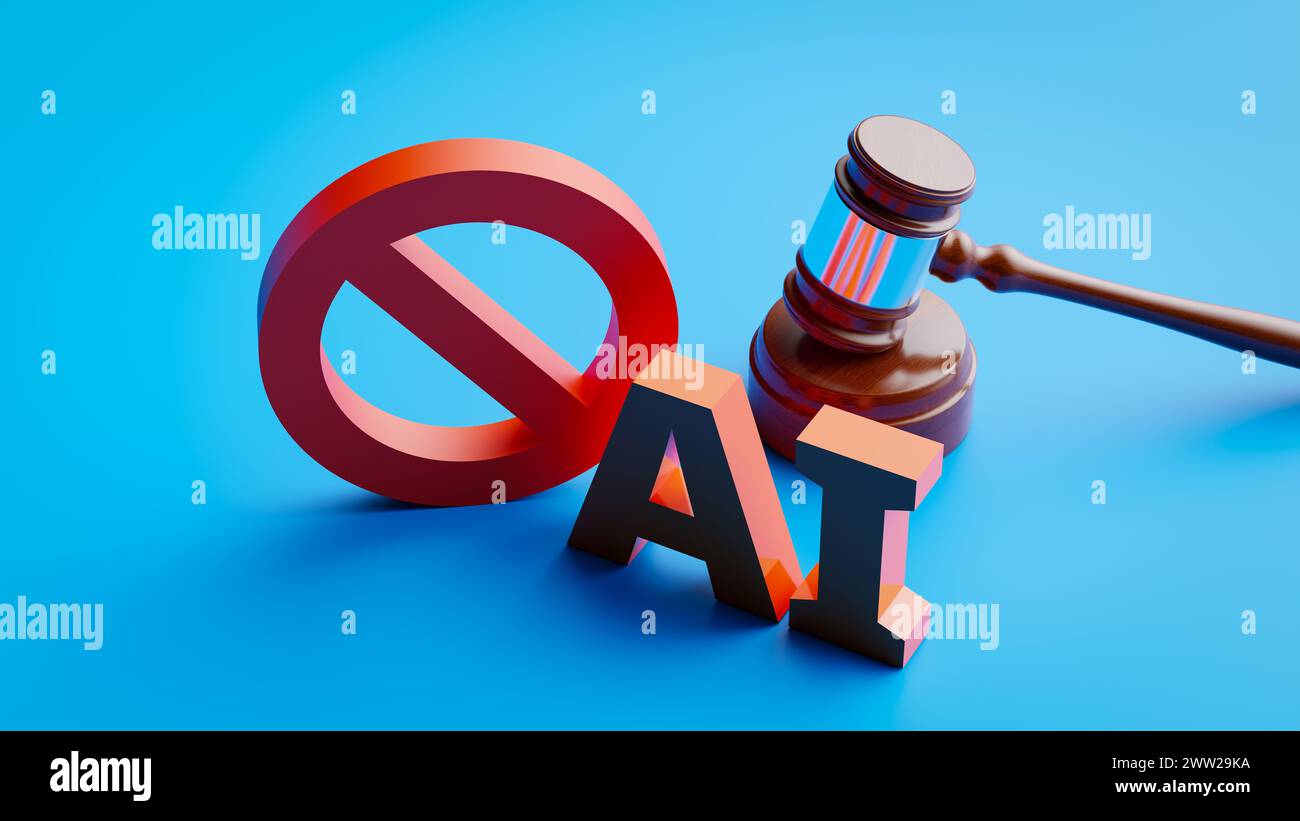 Artificial intelligence ban hi-res stock photography and images - Alamy