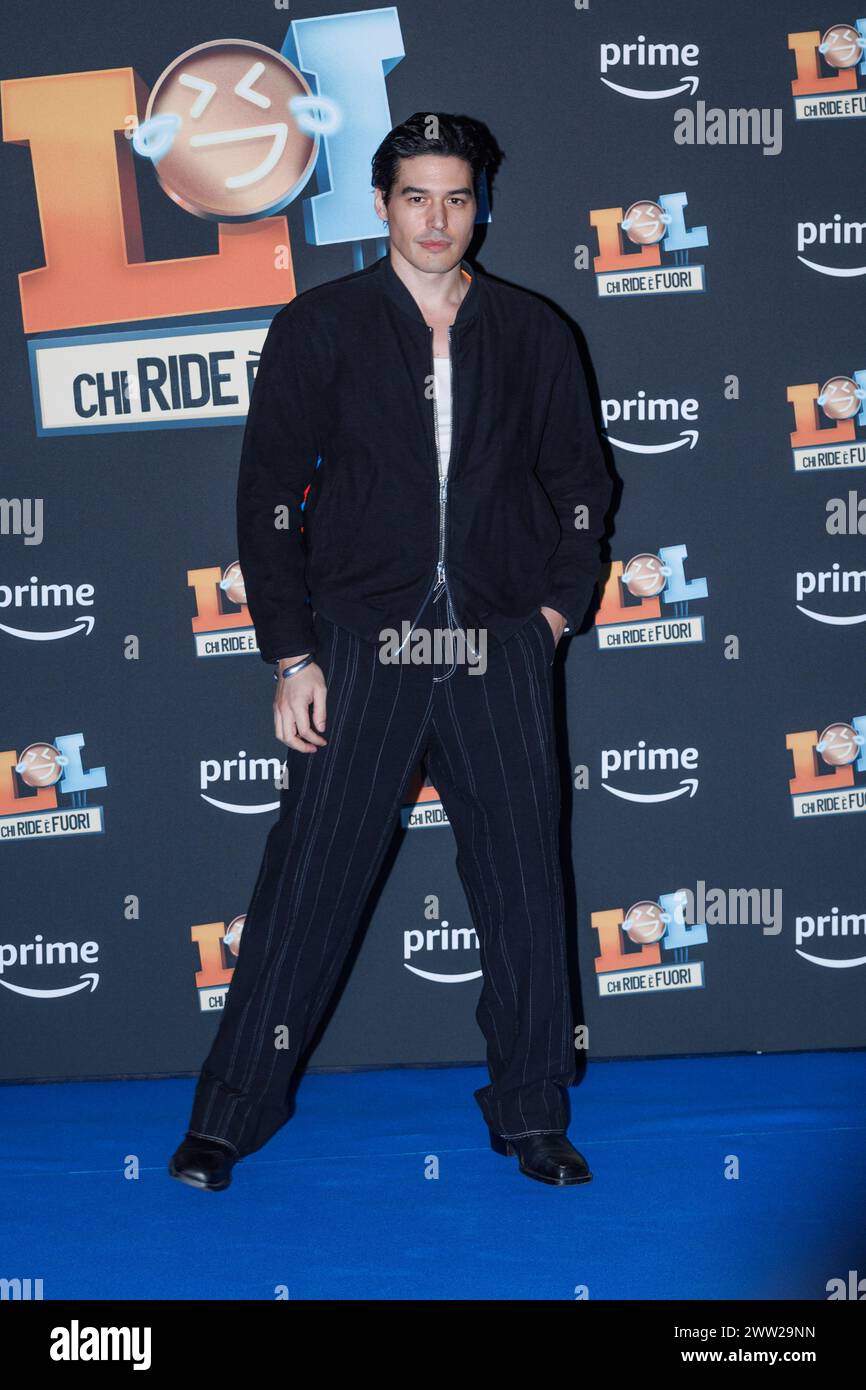 Cristiano Caccamo during the Photocall of the TV Show LOL 4 - Chi Ride ...