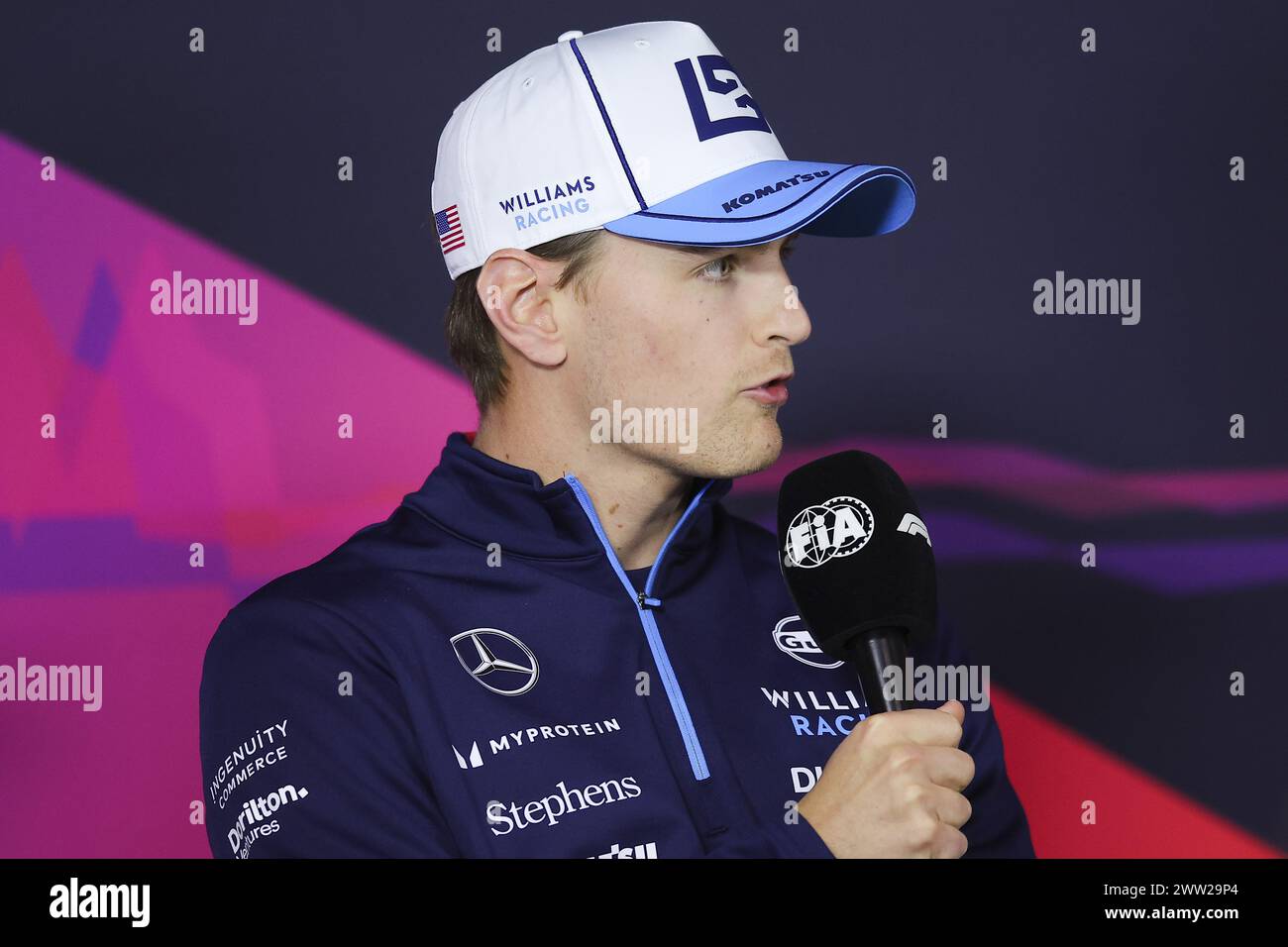 SARGEANT Logan (usa), Williams Racing FW46, portrait during the Formula ...