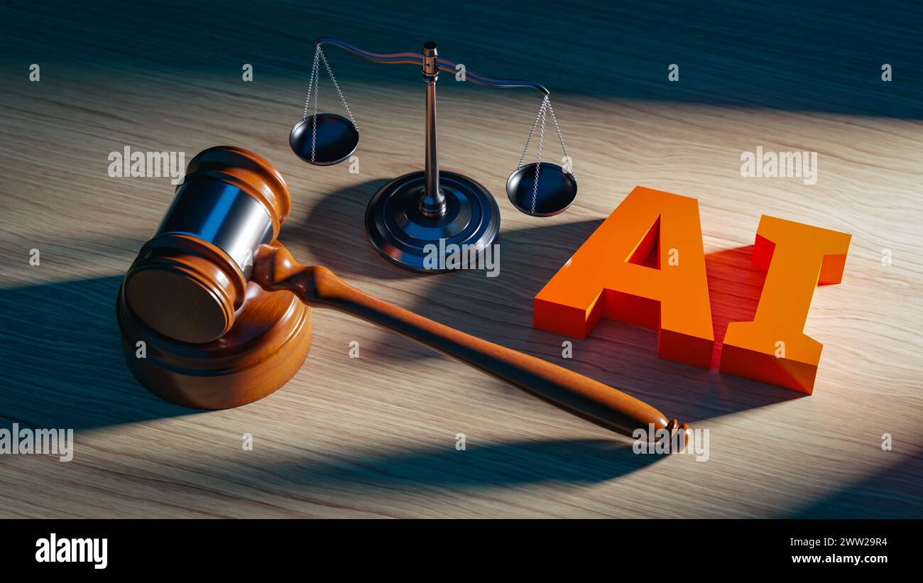 Artificial Intelligence Act Regulation concepts. 3d rendering Stock Photo - Alamy