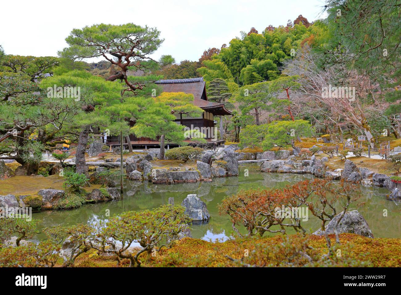 Higashiyama Jisho-ji a Zen temple at Ginkakujicho, Sakyo Ward, Kyoto ...