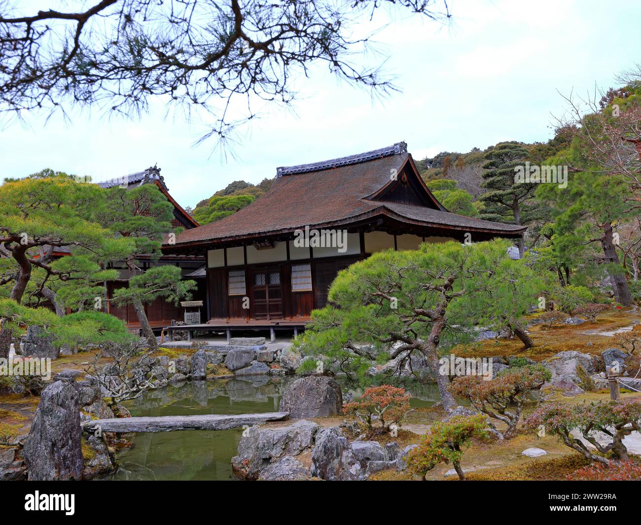 Higashiyama Jisho-ji a Zen temple at Ginkakujicho, Sakyo Ward, Kyoto ...