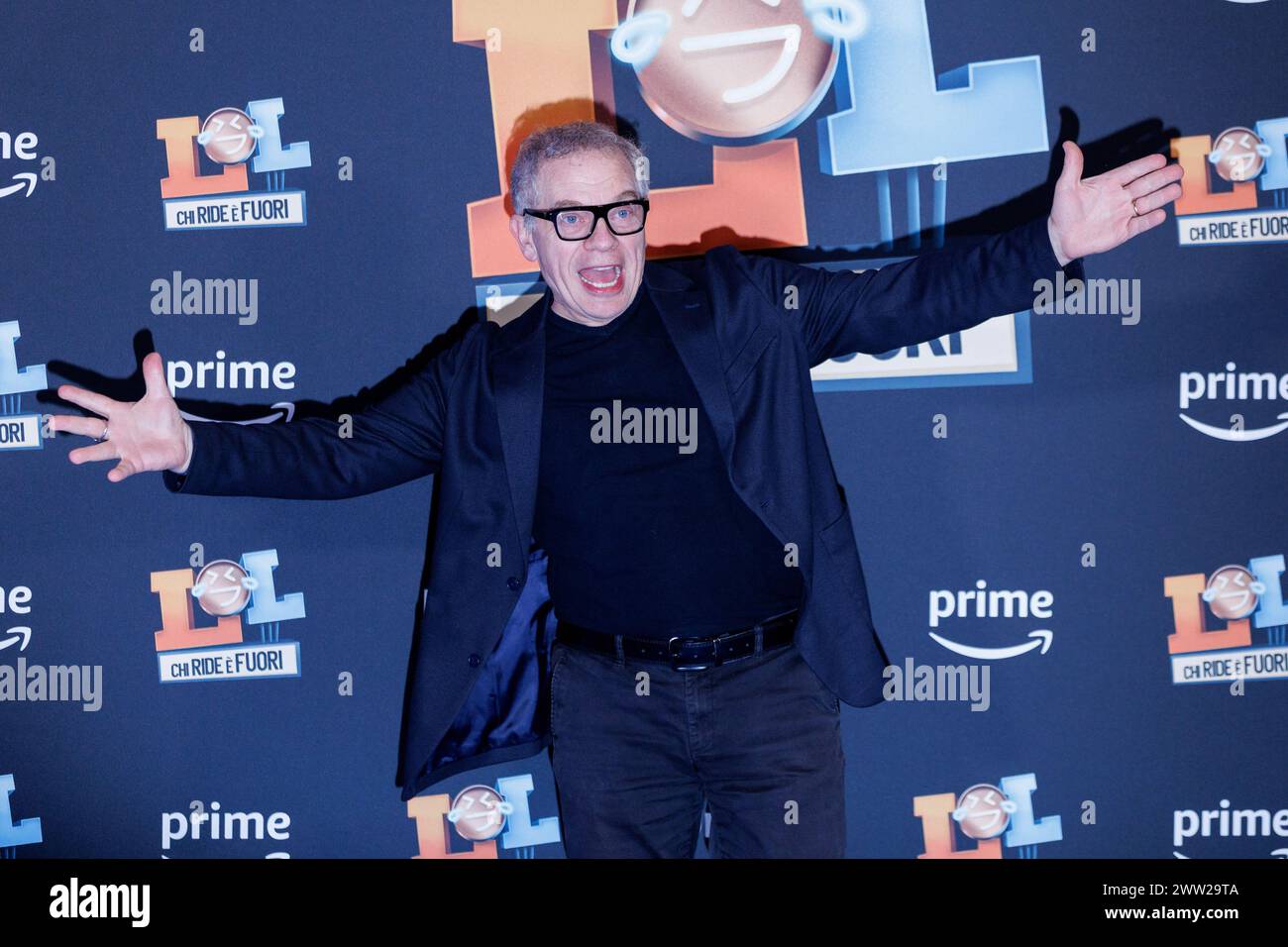 Marco Marzocca during the Photocall of the TV Show LOL 4 - Chi Ride e ...