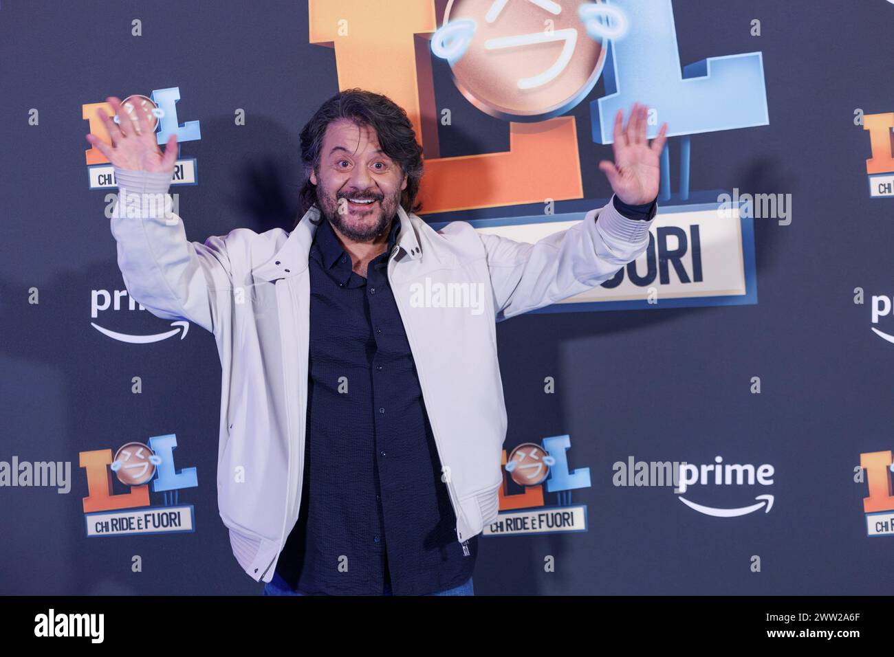 Lillo Petrolo during the Photocall of the TV Show LOL 4 - Chi Ride e ...
