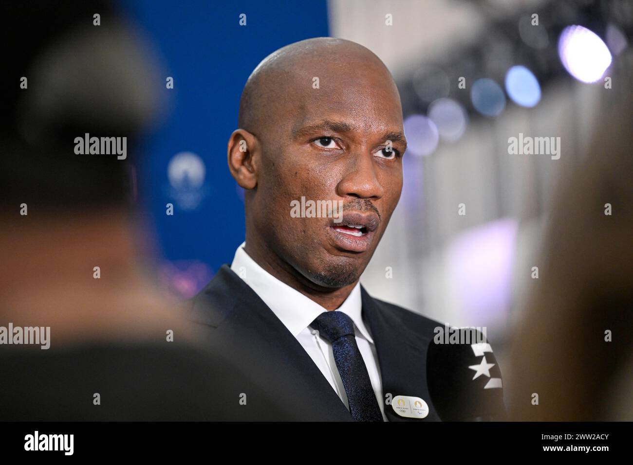 Didier Drogba during the Olympic Games football tournament final draw ...