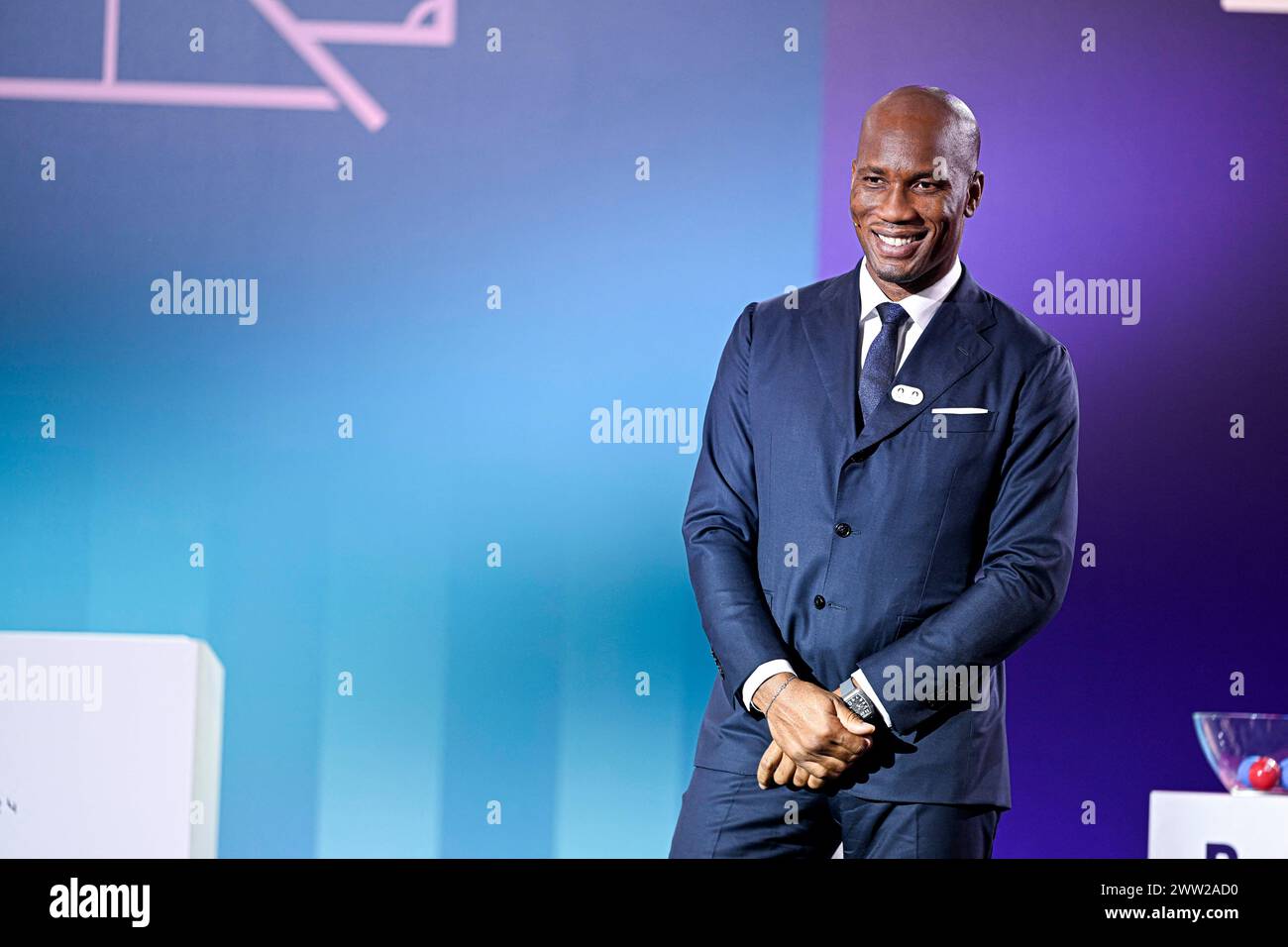 Didier Drogba during the Olympic Games football tournament final draw ...