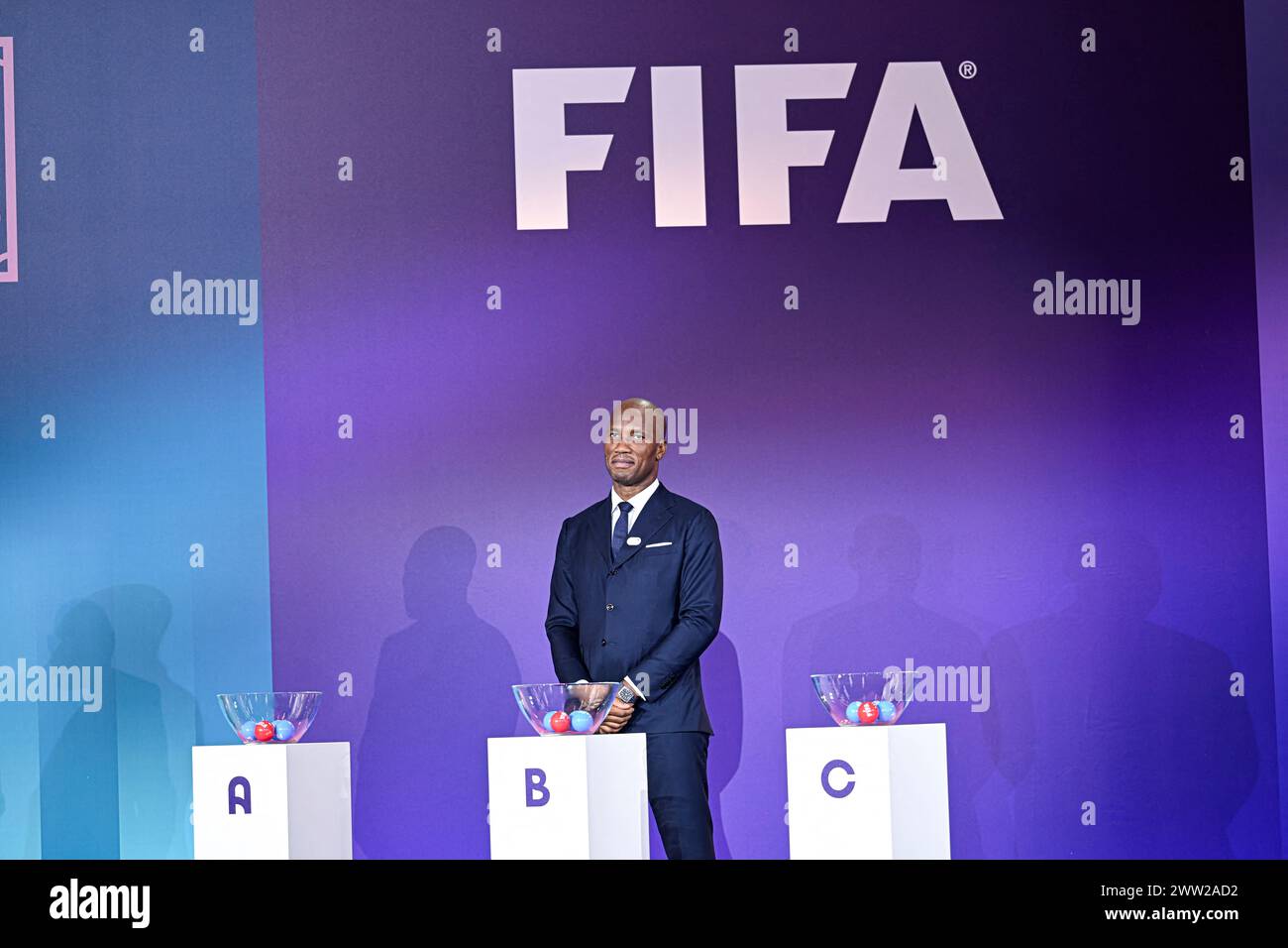 Didier Drogba during the Olympic Games football tournament final draw ...
