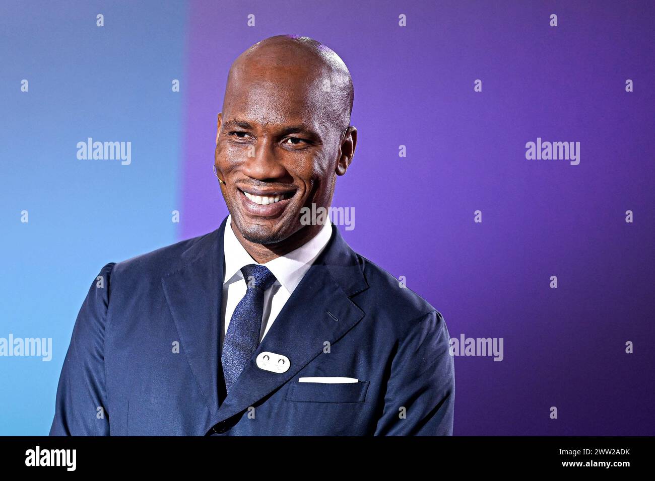 Didier Drogba during the Olympic Games football tournament final draw ...