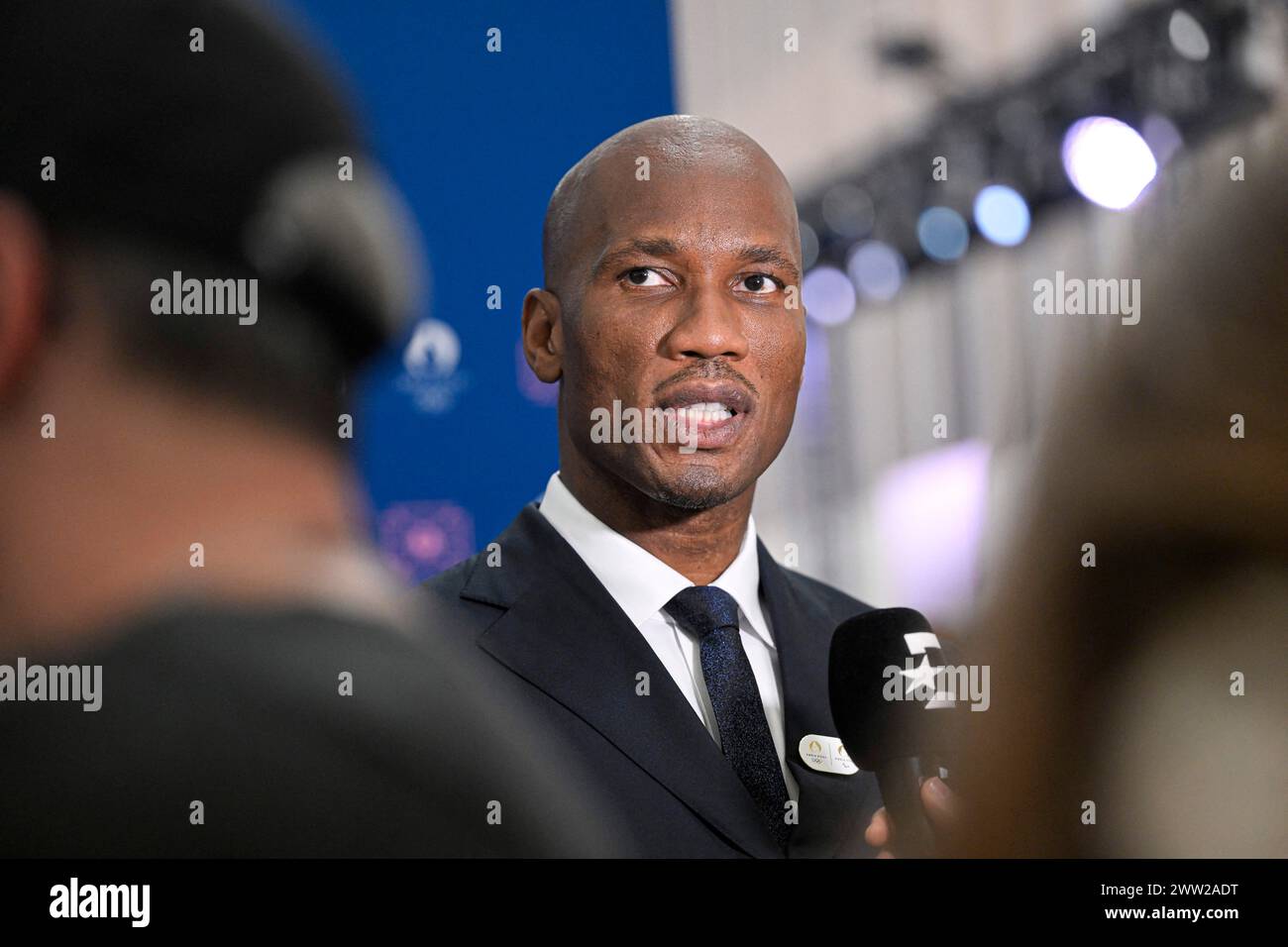 Didier Drogba during the Olympic Games football tournament final draw ...