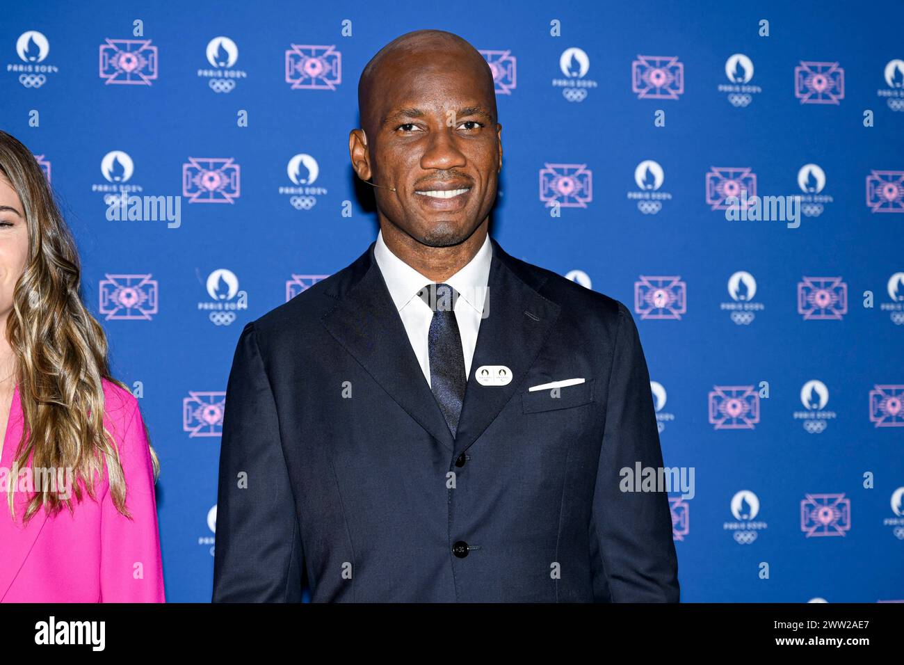 Didier Drogba during the Olympic Games football tournament final draw ...