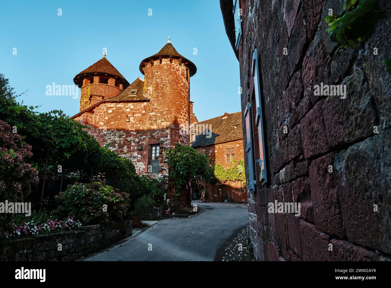 Collonge la Rouge, France - 09 23 2021: Collonge la Rouge one of the ...