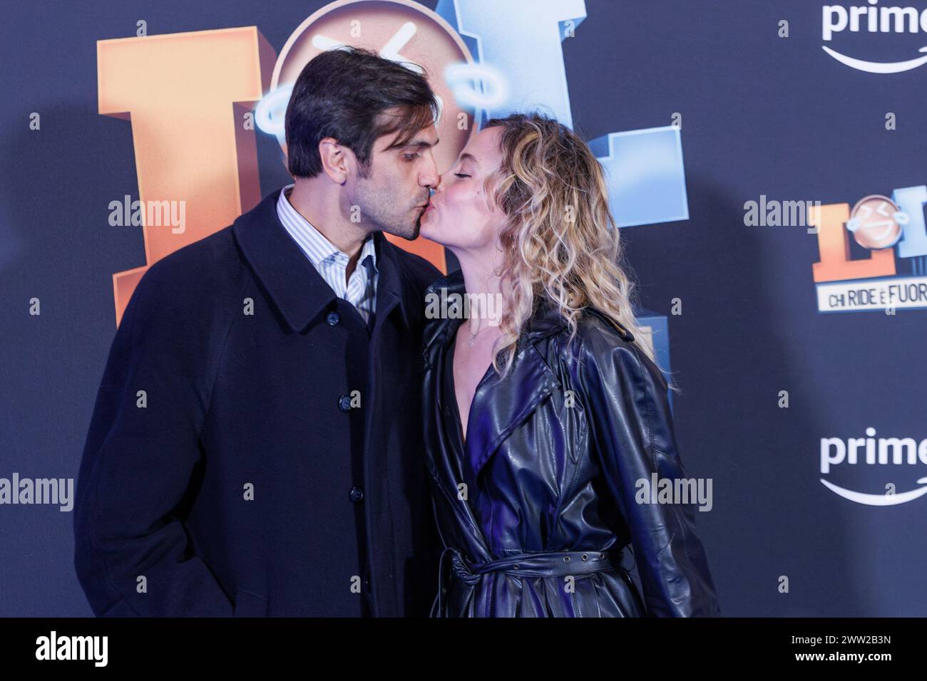 March 21, 2024: Gaia Messerklinger and her fiance during the Photocall ...