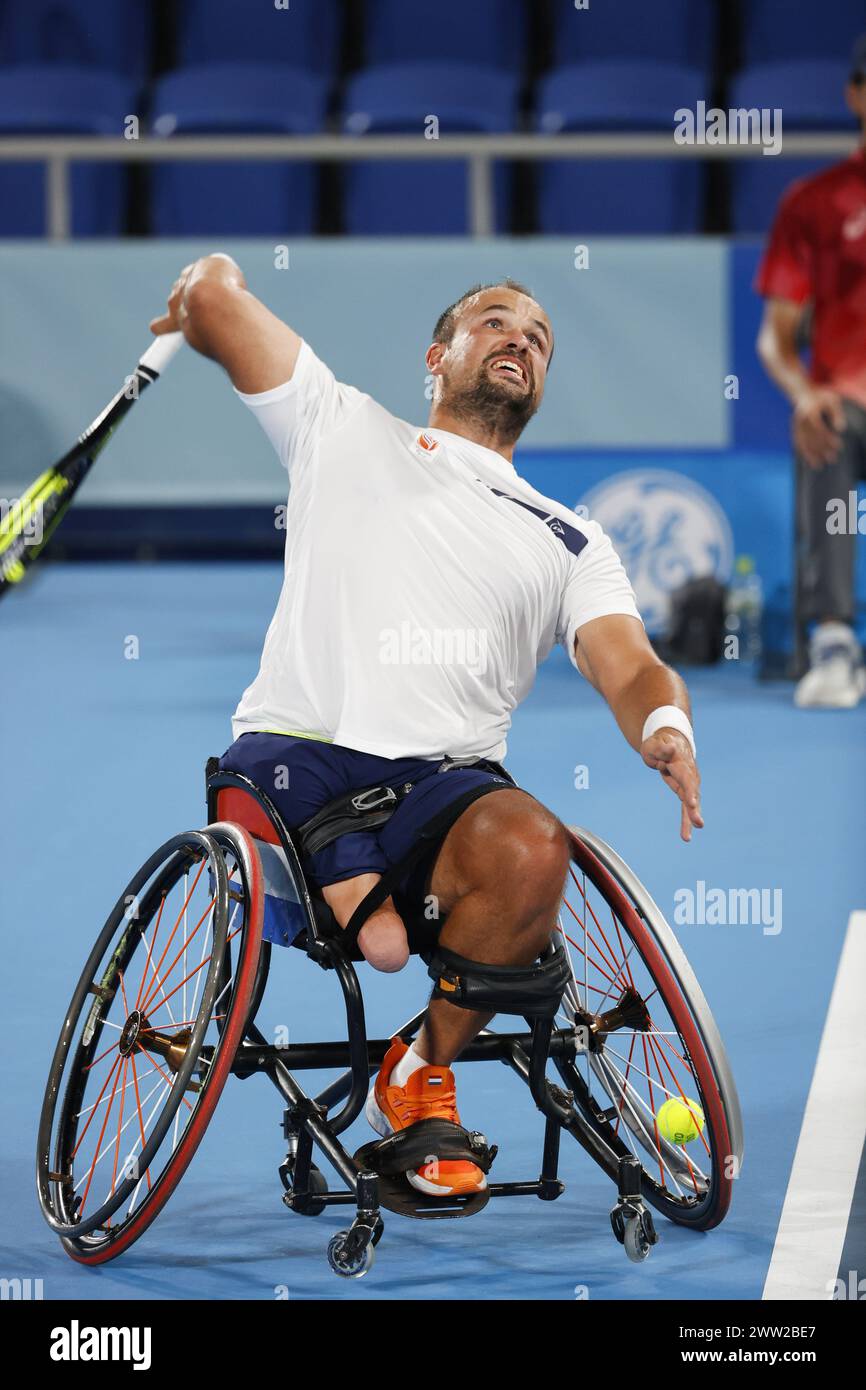 Tom Egberink of the Netherlands won the silver medal in the men's ...