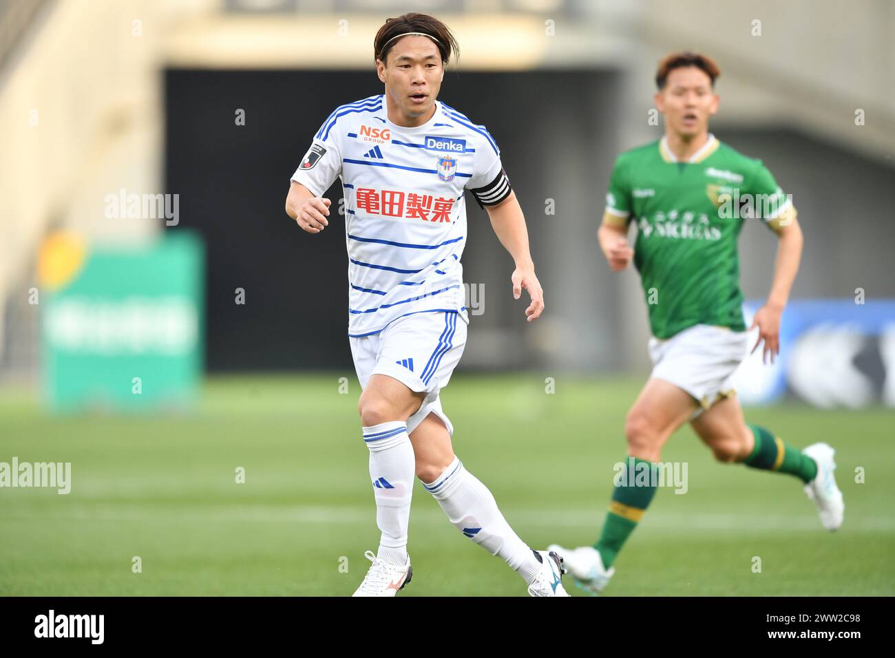 Tokyo, Japan. 16th Mar, 2024. Albirex Niigata's Yuto Horigome during ...
