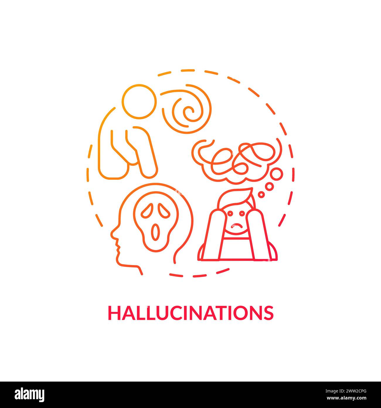 Hallucination circle hi-res stock photography and images - Alamy