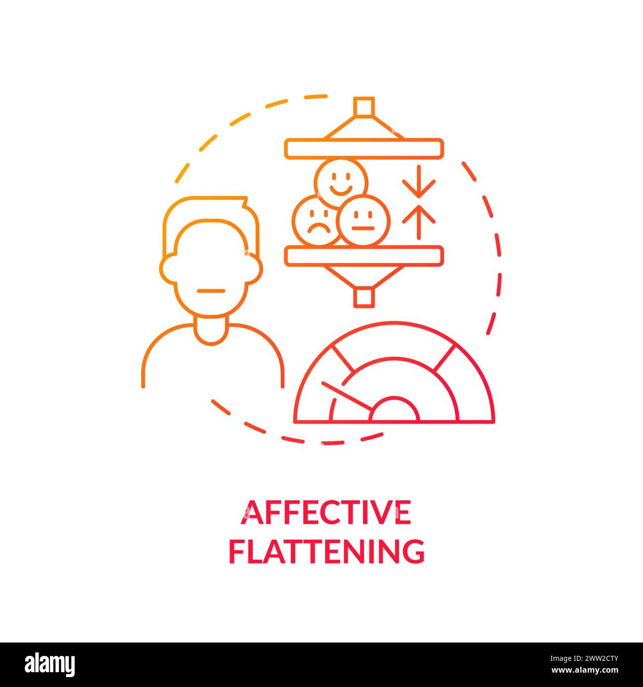 Affective flattening hi-res stock photography and images - Alamy