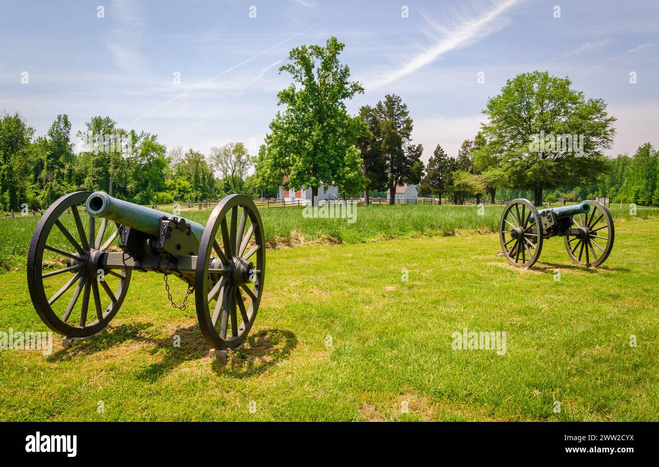 The Richmond National Battlefield Park commemorating 13 American Civil ...