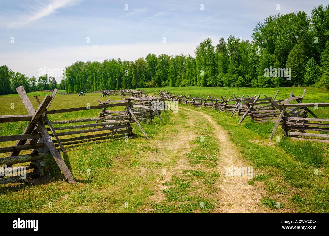 The Richmond National Battlefield Park commemorating 13 American Civil ...