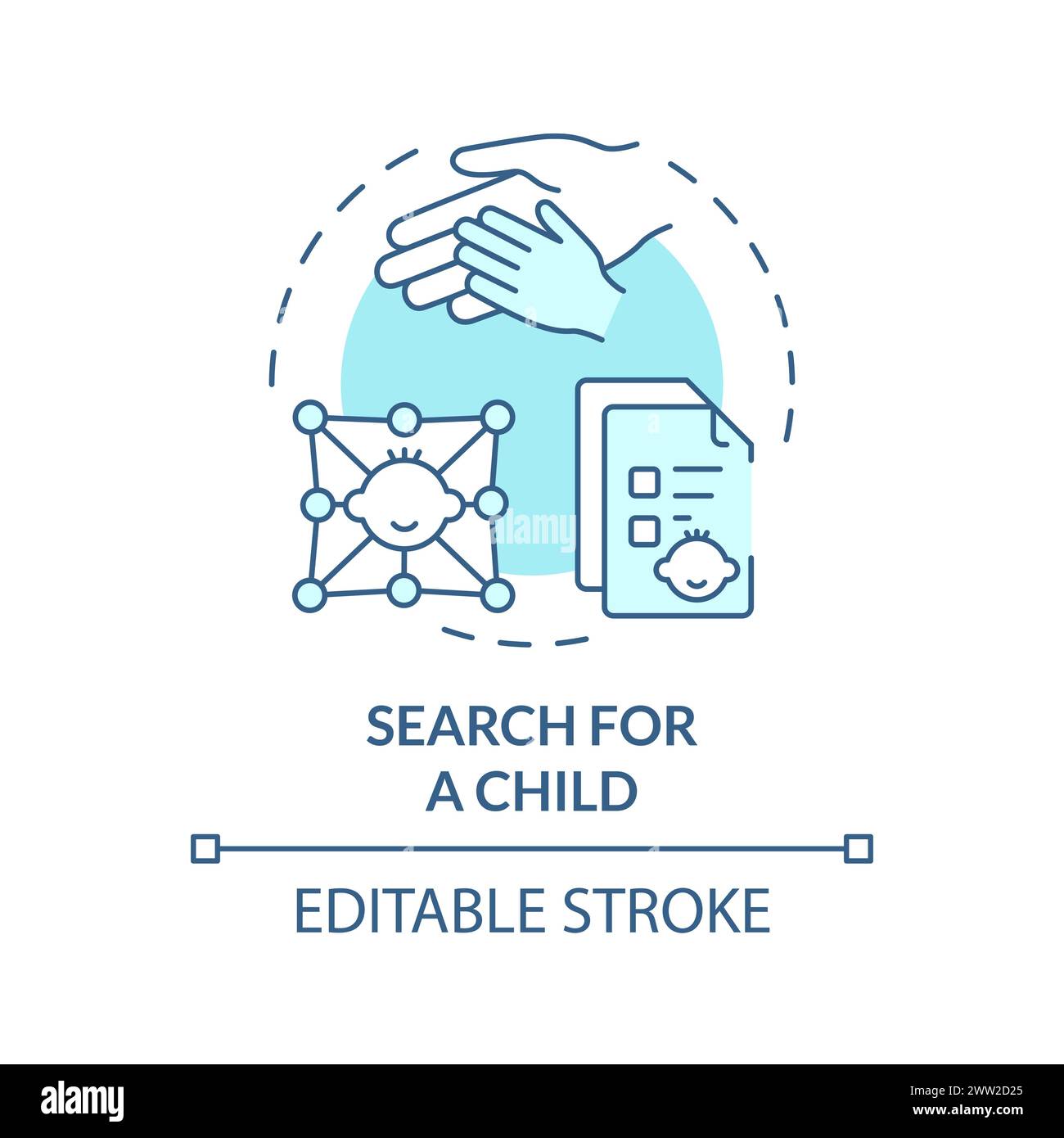 Adoption waiting Stock Vector Images - Alamy