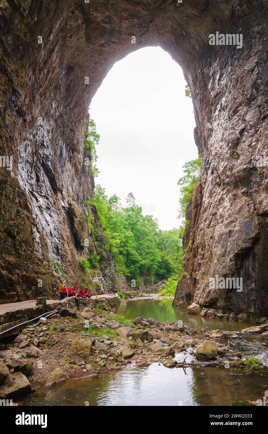 Natural Bridge in Rockbridge County, Virginia, United States Stock ...